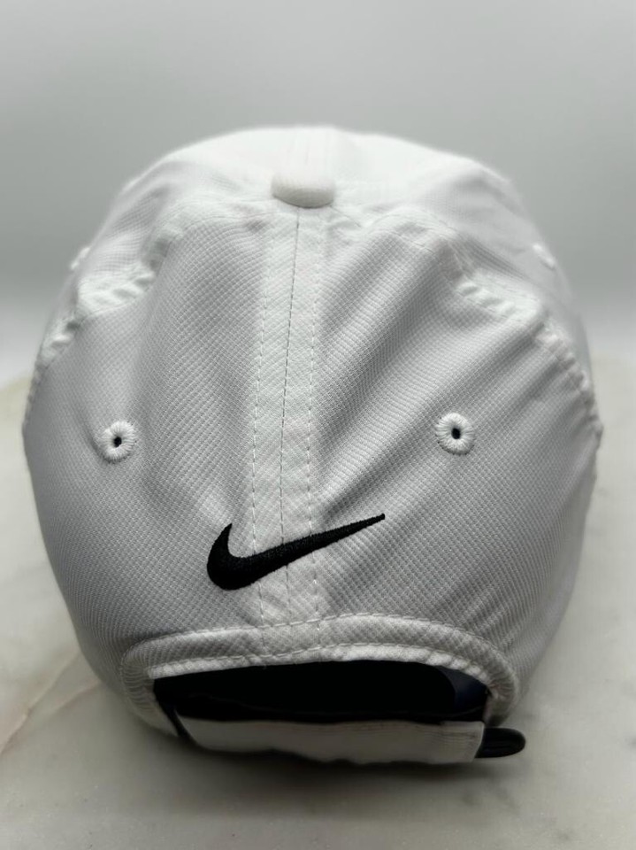 Nike Dri Fit Cap Hat Adult Adjustable The Magis CTST White Polyester | eBay