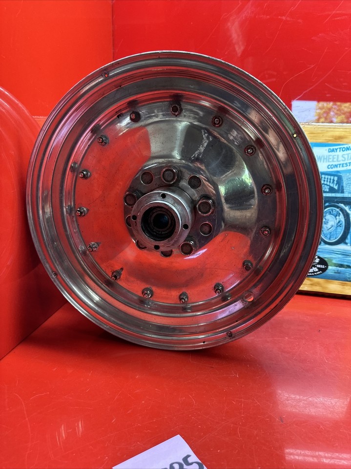 15" Spun Aluminum Centerline Mag Rear Wheel Harley Chopper Dick Allen ...