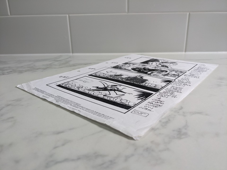 James Bond 007 Storyboard Casino Royale 282 Movie Production Crew Use ...