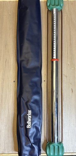 VTG BULLWORKER ISOMETRIC EXERCISER POWERMETER BAR 34.5" ORIGINAL CASE ...
