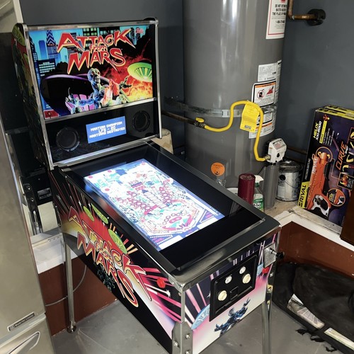 Arcade1up Pinball Machine “ATTACK from MARS” w/9 other games Arcade 1up ...