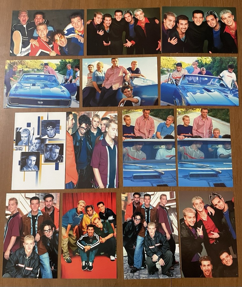 NSync Fan Club Gift Box Notepads Journals Pencil Magazines Valentines ...