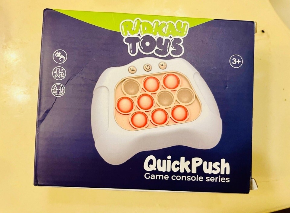 Quick Push Toy with Lights & S- Fast Push Bubble Game, Electronic Toy ...