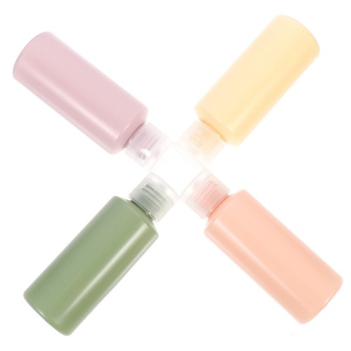 4 Pcs Travel Bottles Packing Vacation Small Liquid Containers Leak ...