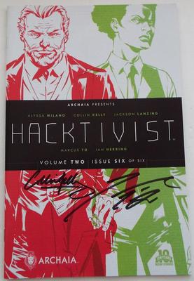 Signé Collin KELLY & JACKSON Lanzing Alyssa Milano's Hacktivist Volume 2 Issue 6 | eBay