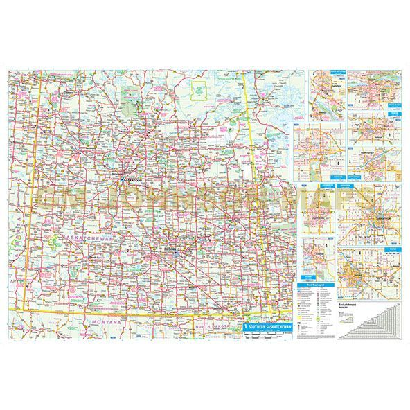 Southern Saskatchewan Map