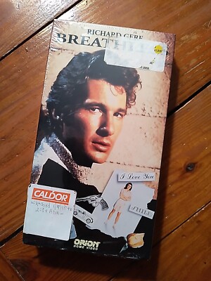 Breathless (VHS) 1983 - Richard Gere - Stickers On Plastic Not The ...