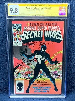 Marvel Secret Wars #8 Comic Book - CGC SS 9.8 - Signed Beatty / Shooter ...