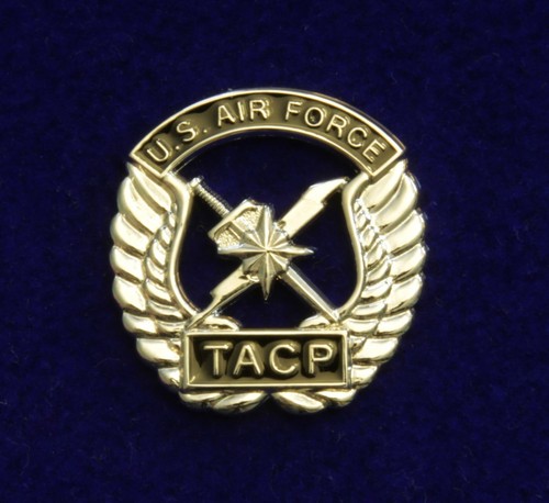 US AIR FORCE TACTICAL AIR CONTROL PARTY TACP BERET BADGE; MIRROR FINISH ...