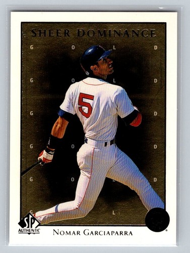 1998 SP Authentic Sheer Dominance Gold Insert #SD15 Nomar Garciaparra #d /2000 | eBay