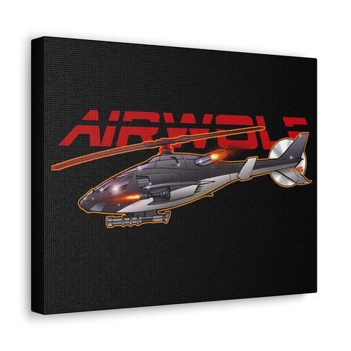 AIRWOLF Helicopter Concept Art Canvas Print 11x14 | eBay