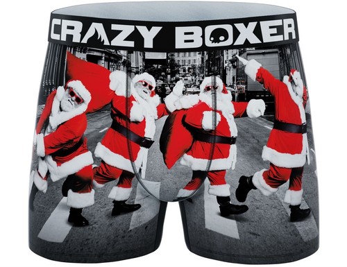 Christmas Underwear Crazy Boxer Mens X-Large 40-42 Briefs Santa Claus ...