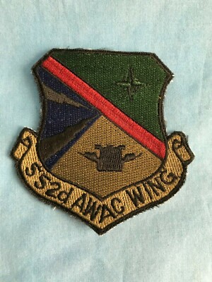 New USAF 552d AWAC WING United States Air Force Air Wing & Combat ...