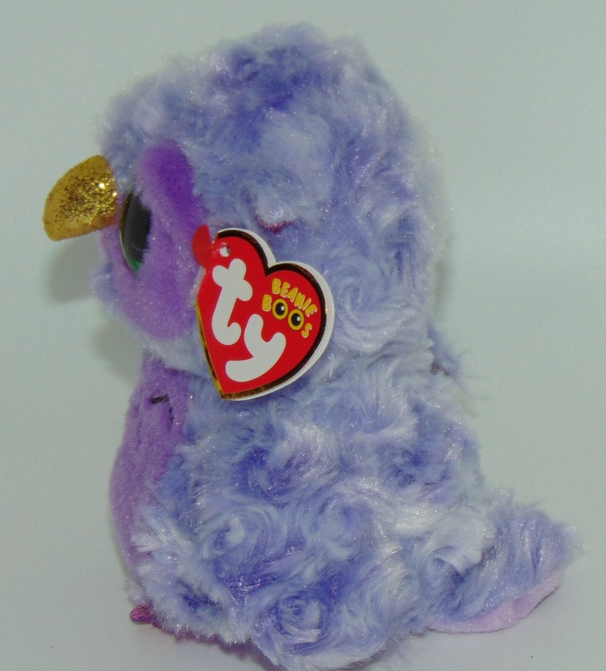 New! Ty Beanie Boos OWLIVIA the purple owl 6" size nwt's | eBay