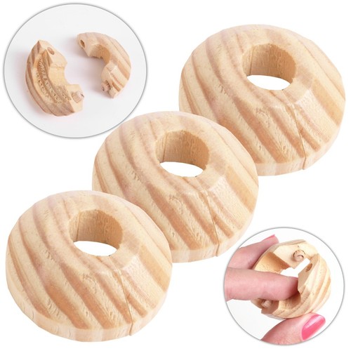 10x RADIATOR PIPE FLOOR COVERS Laminate Flooring Rosette Collars Rings ...