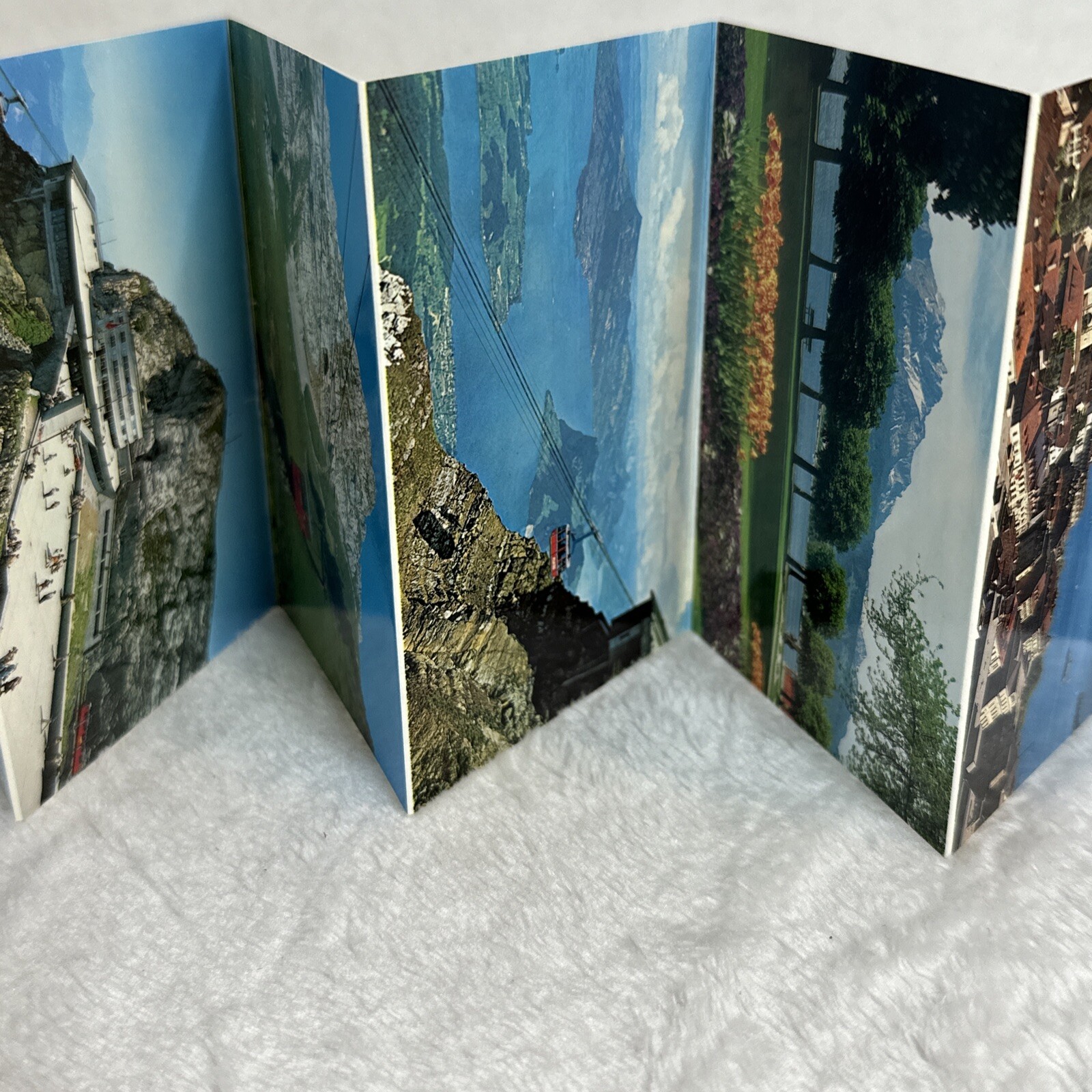 Vtg Souvenir Folder Switzerland Picture Booklet Mt. Pilatus, Lake ...