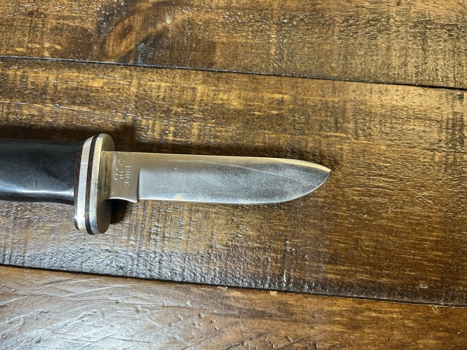 Vintage Buck 116 USA Caper Knife with Leather Sheath | eBay