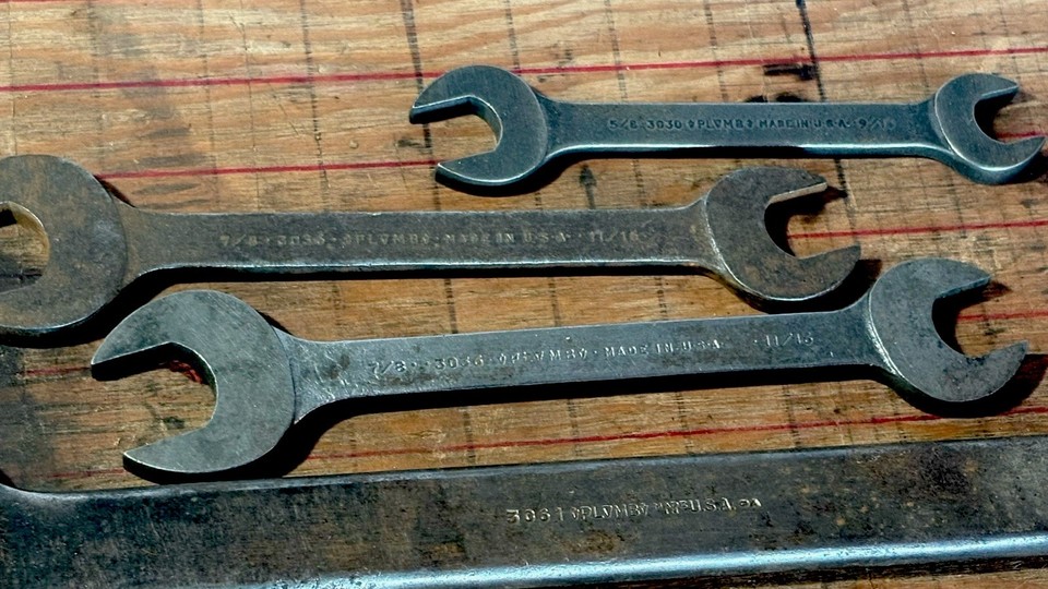 Plomb Open End Wrench Set (4) | eBay