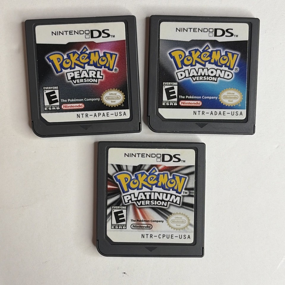 Pokemon DS - Platinum Diamond Pearl Bundle CIB 100% Complete In Box ...
