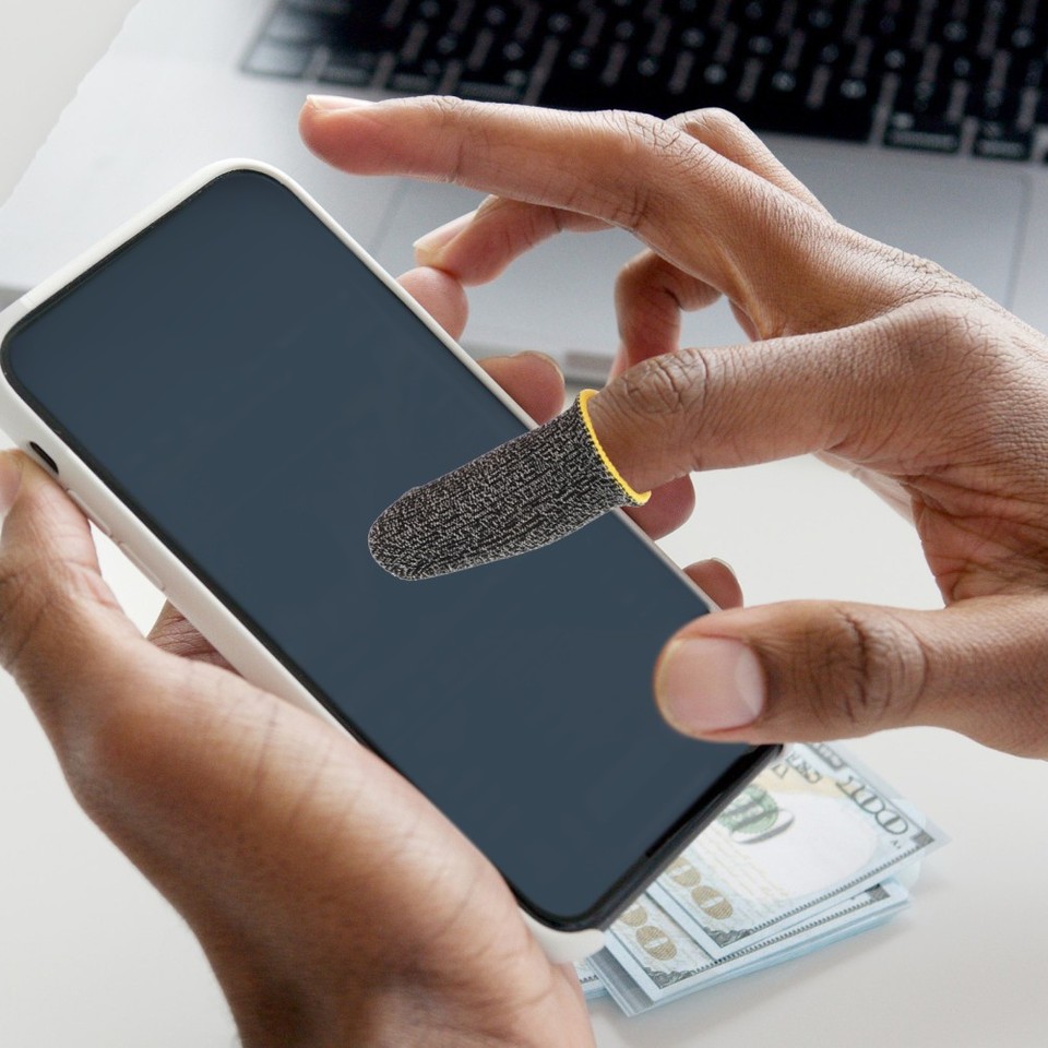 Sweat-proof Mobile Game Finger Gaming Sleeves for Hand Anti-slip | eBay ...