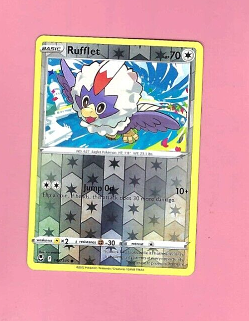 POKEMON RUFFLET REVERSE FOIL CARD | eBay