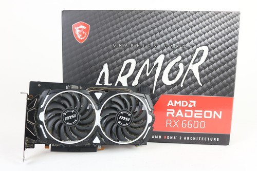MSI Radeon RX 6600 8GB Armor GPU w/Box | 1yr Warranty, Fast Ship! | eBay