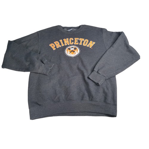 PRINCETON UNIVERSITY Gray Crewneck Sweater Sz M Cotton | eBay