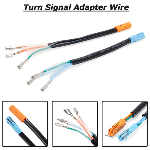 Turn Signal Adapter Plugs Connector For HONDA MSX125 GROM CRF250L ...