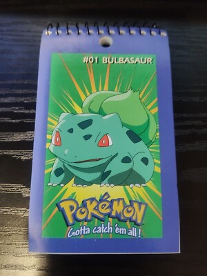 Pokemon Bulbasaur Small Notepad Memo Pad 3"x5" Nintendo 1999 NEW | eBay