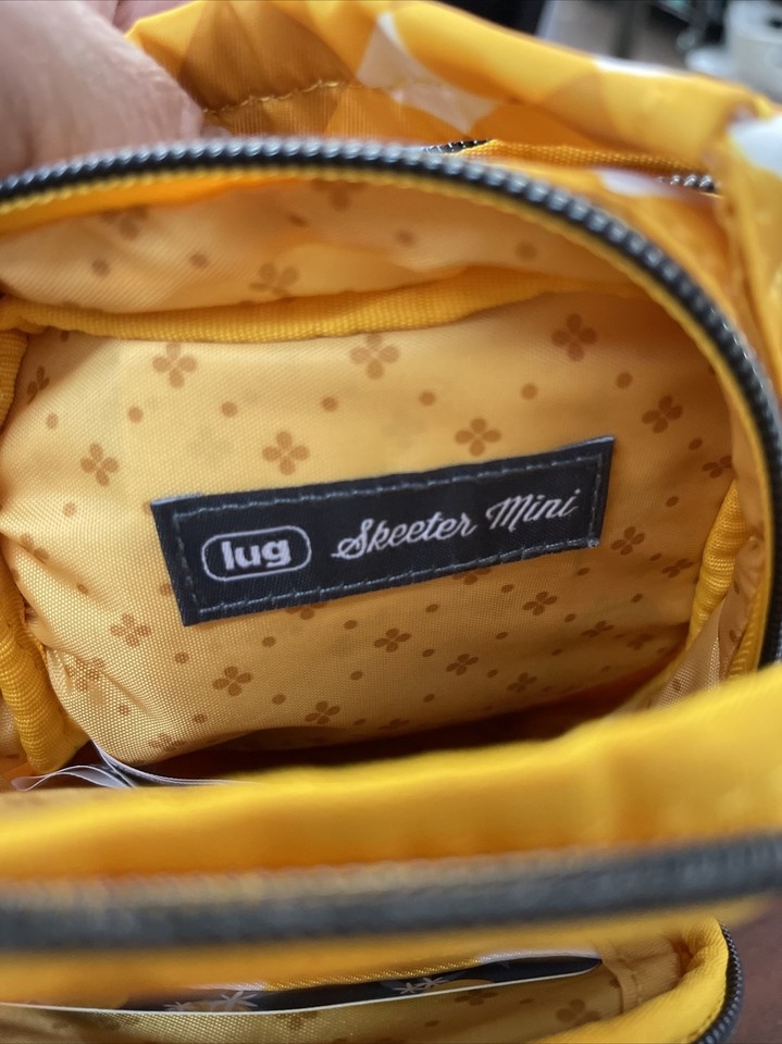 LUG Skeeter Mini 2 Crossbody Gingham Mustard - New | eBay