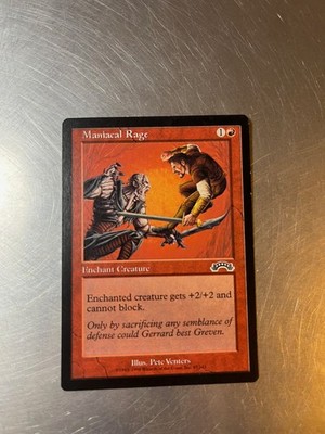 Maniacal Rage LP 1998 Exodus Vintage Magic Cards, COMBINED SHIPPING | eBay