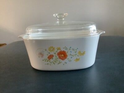 Rare Corning ware, Wildflower (1977-85) 5 Qt Dish | eBay
