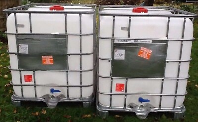 IBC Bulk Water Storage Food Grade Tank 1000 Ltr Container DELIVERY ...