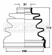 First Line FCB2846 CV Boot Kit for sale online | eBay UK