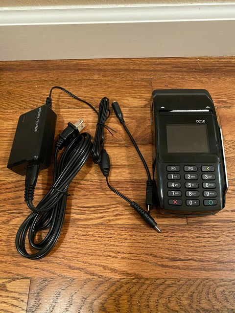 PAX D210 Wireless POS Credit Card Terminal 2.8" 320x240 Color Display ...