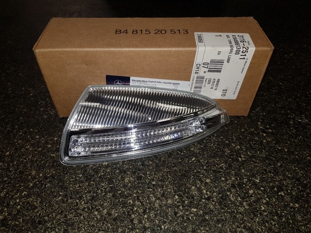MERCEDES BENZ Genuine Ml W164 Class LH Blinker Indicator Lens ...