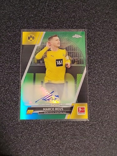 2021-22 Topps Chrome Bundesliga Marco Reus Green Autograph 35/99 | eBay