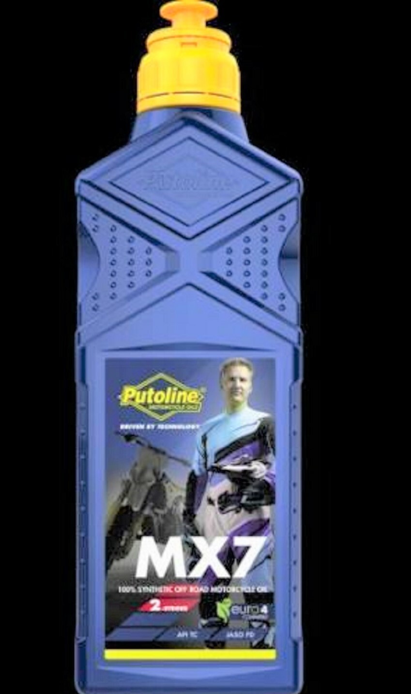 Putoline MX7 Fully Synthetic Motocross Enduro Off Road 2 Stroke Oil - 1 ...