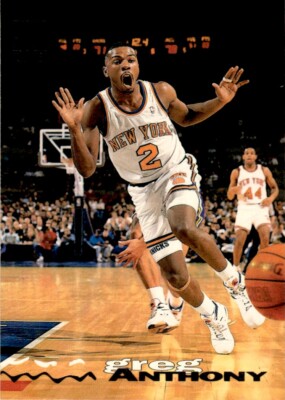 1993-94 Stadium Club Basketball Card Greg Anthony New York Knicks #34 ...