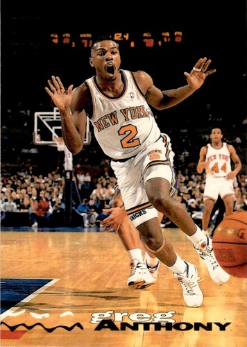 1993-94 Stadium Club Basketball Card Greg Anthony New York Knicks #34 ...