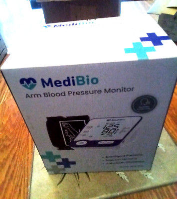 MEDIBIO ELECTRONIC BLOOD PRESSURE MONITOR (NEW) EASY TO USE~FAST ...