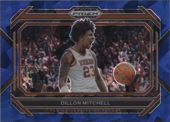 2023-24 Panini Prizm Draft Picks - Dillon Mitchell #35 Blue Ice Prizm ...