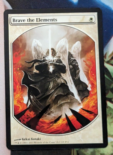 Brave The Elements - NM Promo Player Rewards Textless Full Art English ...