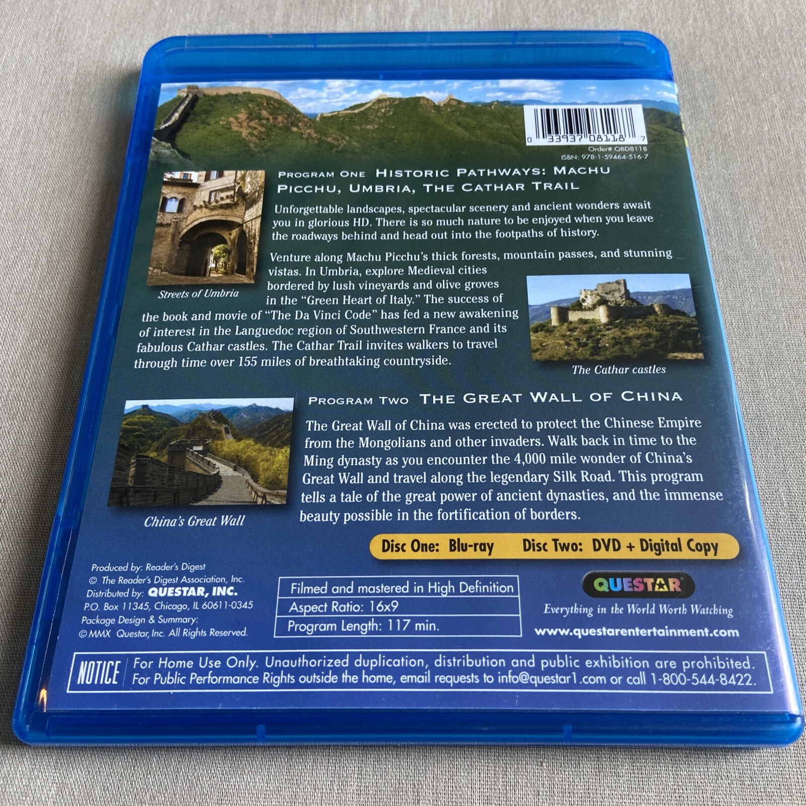 Scenic Walks Around the World: Historic Pathways (Blu-ray, DVD, 2010 2 ...