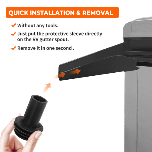 Rv Cover Gutter Spout System Rescue Covering Straps Damage Balls ...