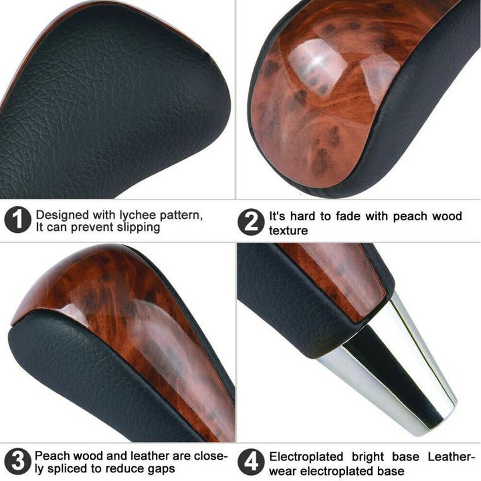 Walnut Wood Color Automatic Gear Shift Knob Shifter For Lexus GS300 ...