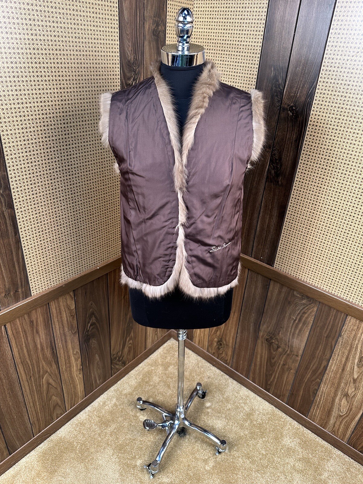 JERRY SORBARA NEW YORK DESIGNER RUSSIAN SABLE FUR VEST JACKET COAT ...