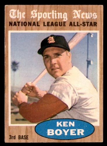 1962 Topps Baseball #392 Ken Boyer (All-Star) EX *g1 | eBay