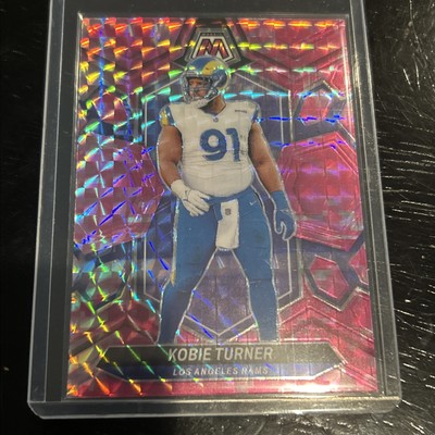 2024 Panini Mosaic Pink Camo Prizm- Kobie Turner- Los Angeles Rams | eBay