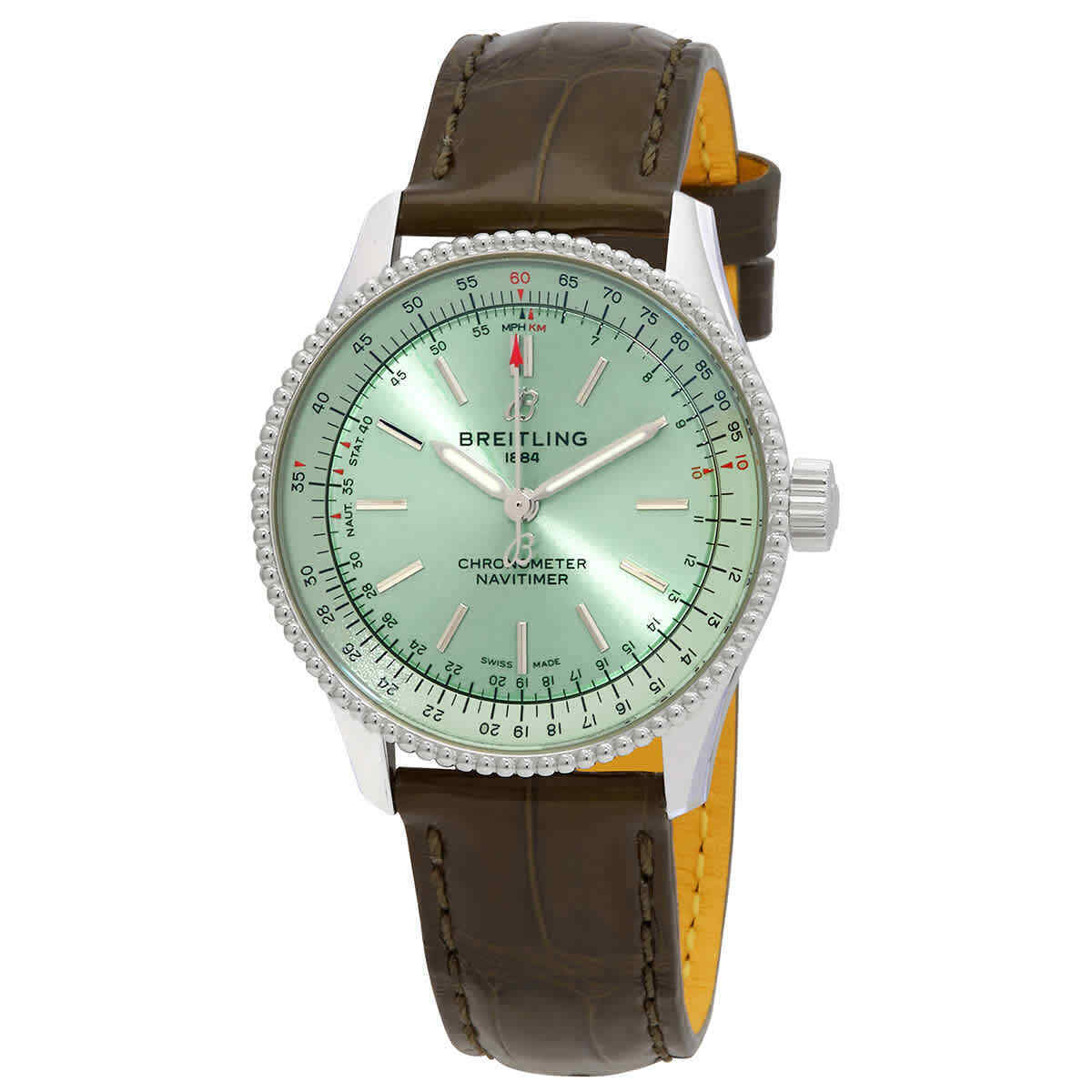 Breitling Navitimer Green Men's Watch - A17395361L1P1 for sale online ...